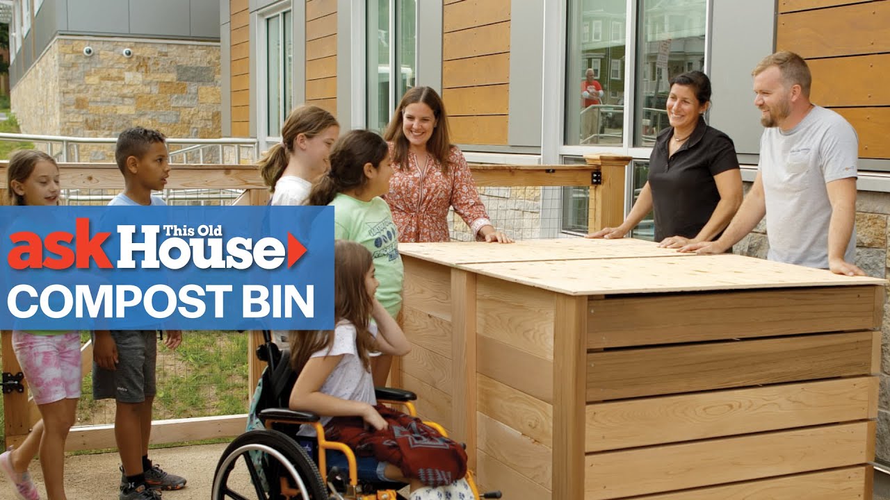 How to Build a Classroom Compost Bin | Ask This Old House - YouTube