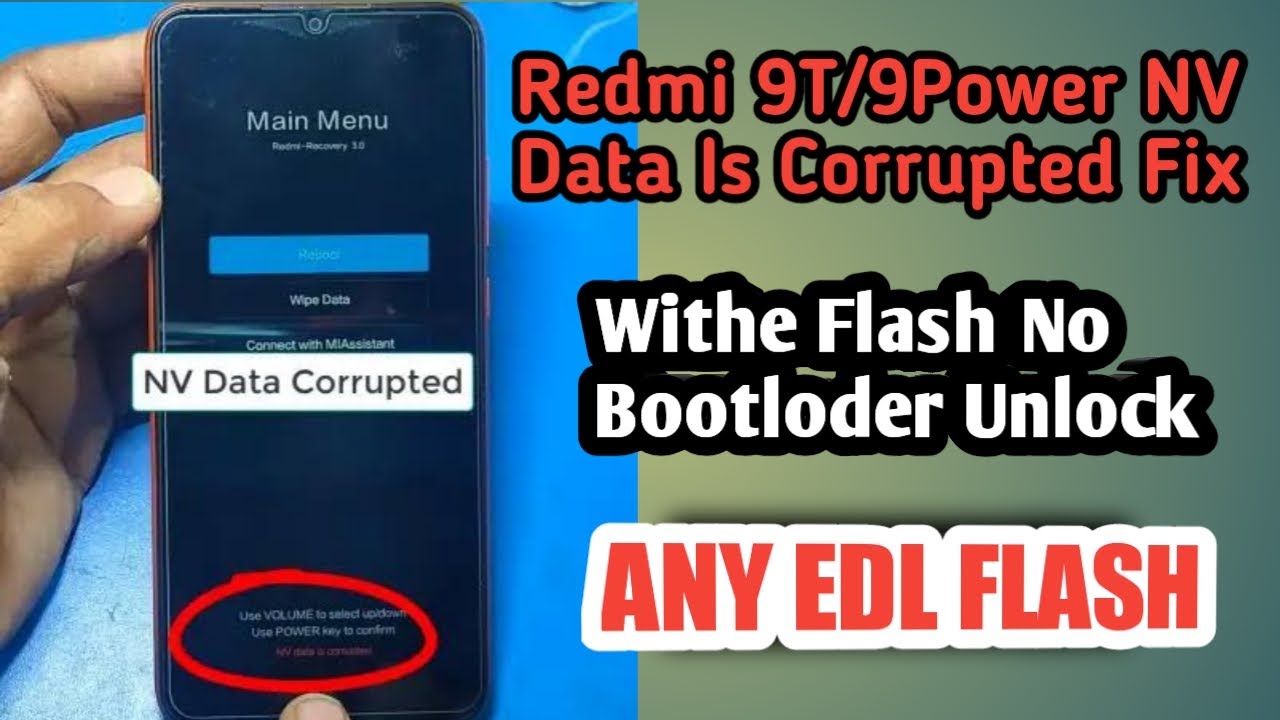 Redmi 9T REDMI 9 POWER LimeNV DATA IS CORRUPTED & Baseband Fixed File ...