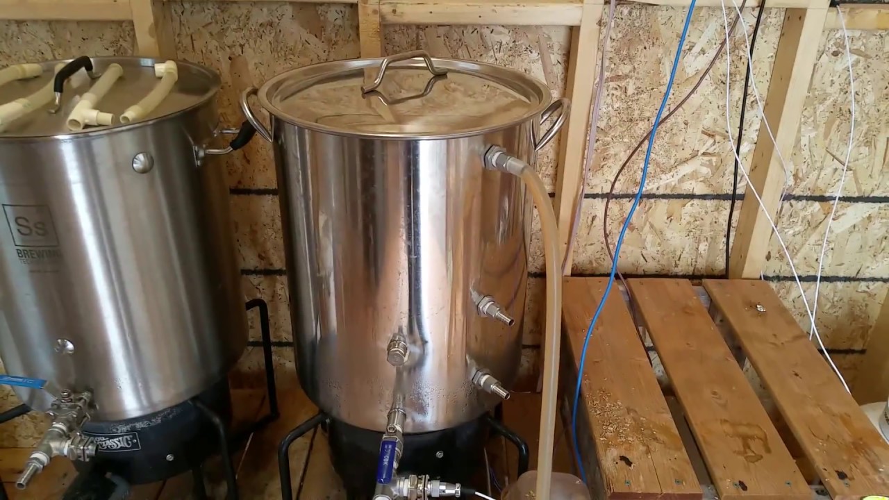 mash tun recirculation manifold - YouTube