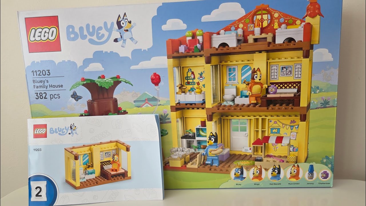 Bluey Lego 11203 Family House Building Bag Number 2. Part 2 - YouTube