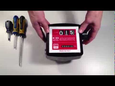 Piusi K33 Fuel Flow Meter - Changing the Flow Direction - YouTube