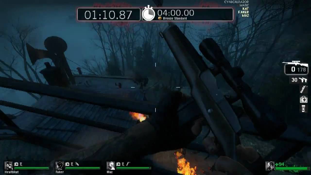 Left 4 Dead - Survival Mode - Last Stand (Lighthouse) - 1st Attempt ...