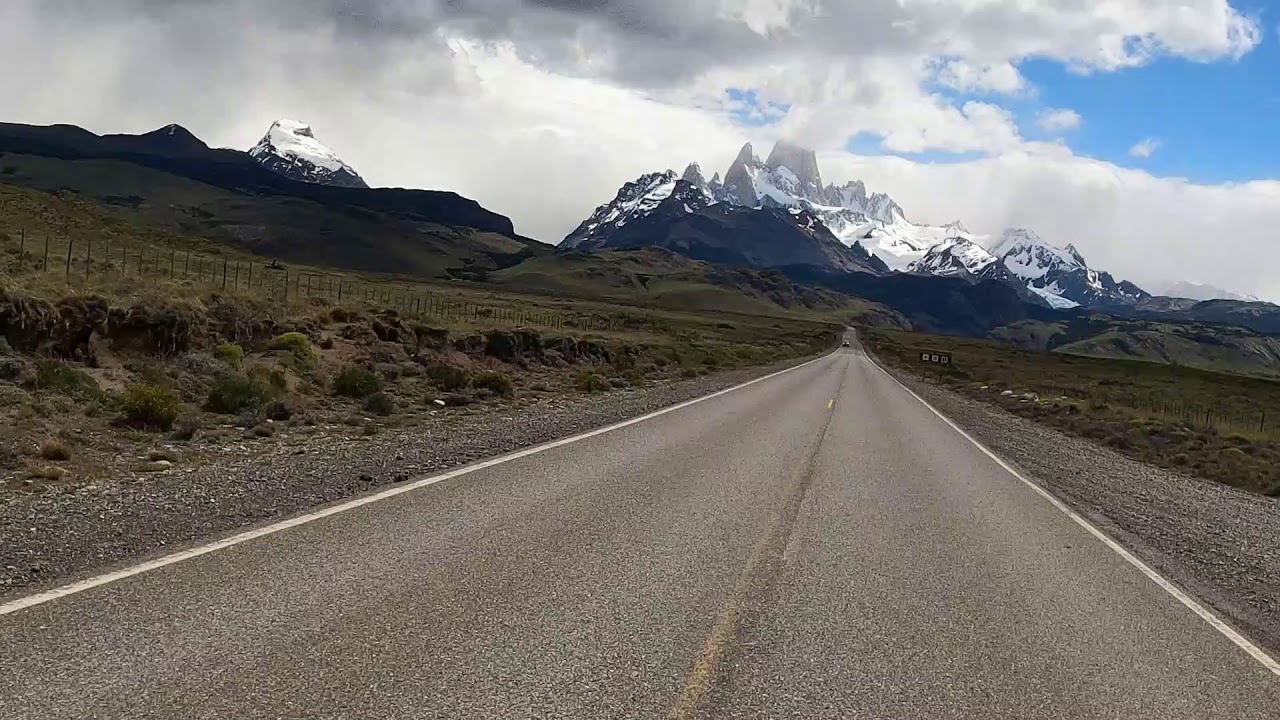 Route 23 to El Chalten (Fitz Roy) 23号線から見るフィッツロイ - YouTube