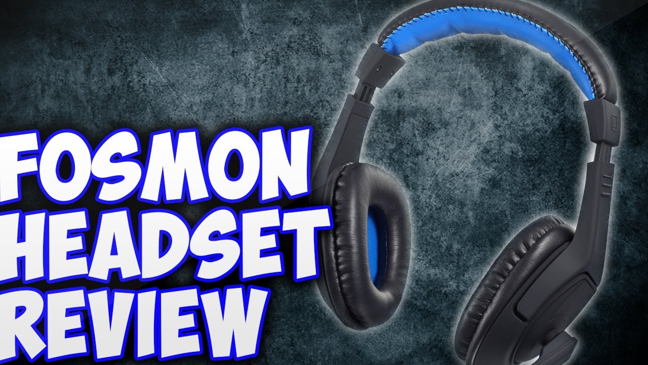 Fosmon PS4 Headset Review 2017 - YouTube
