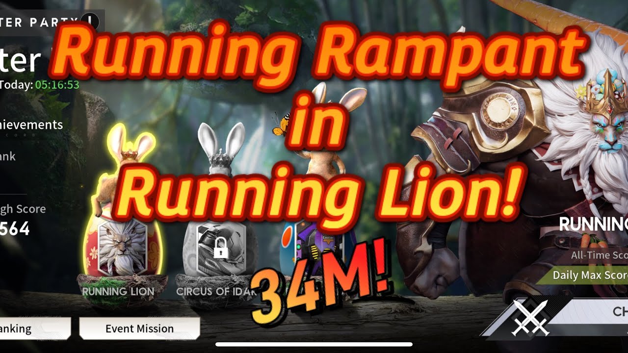 Running Rampant in Running Lion - YouTube