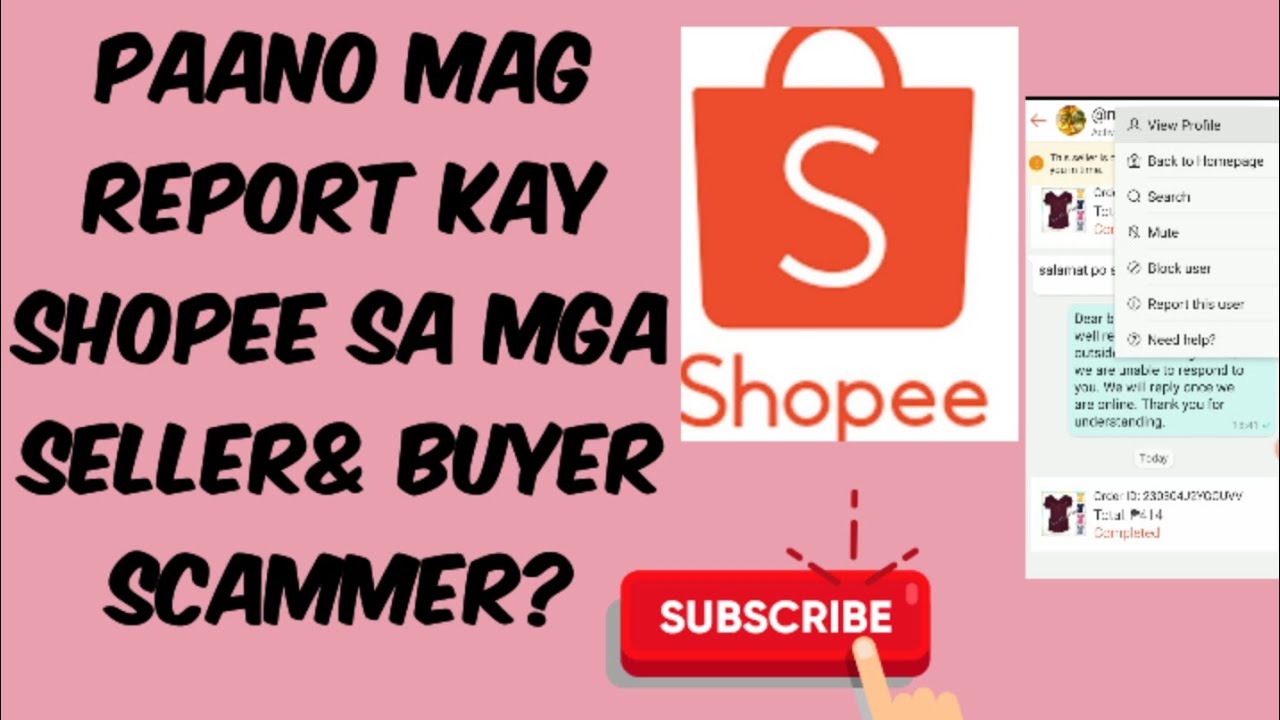 Paano mag report Kay shopee sa mga seller& buyer scammer?#sellerscammer ...