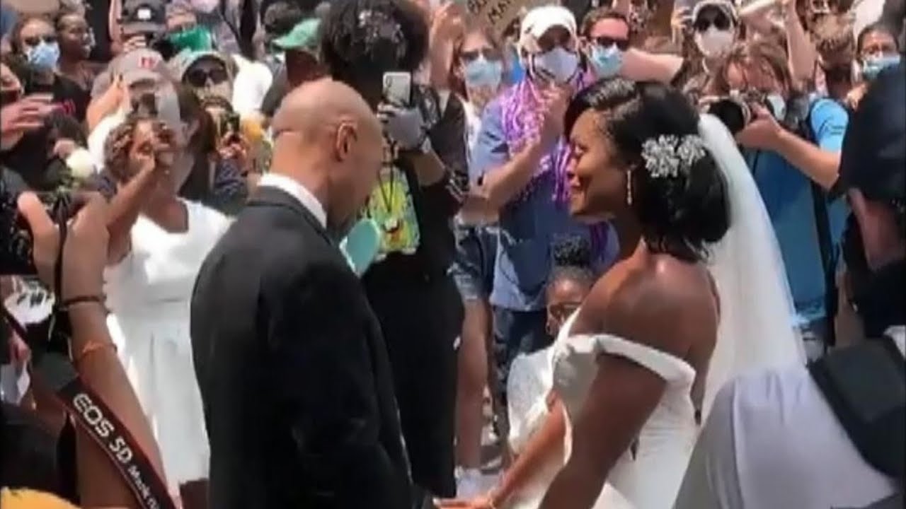 Couple Celebrates Wedding at Black Lives Matter Protest in Philadelphia ...