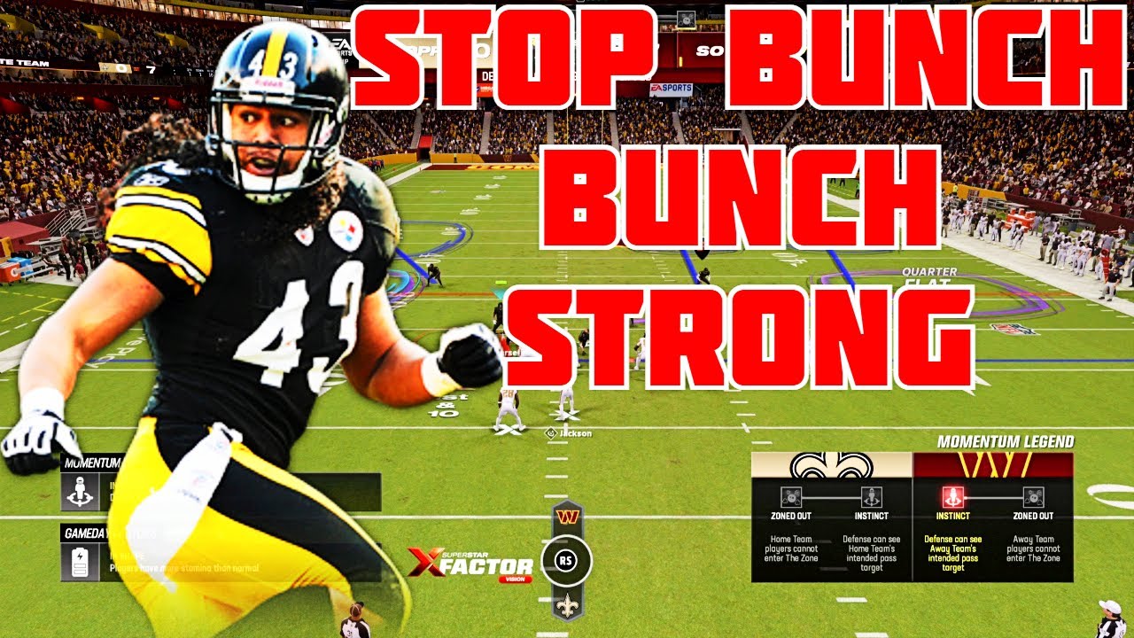 Stop Gun Bunch+Gun bunch strong 💪 Madden 24 defense tips - YouTube