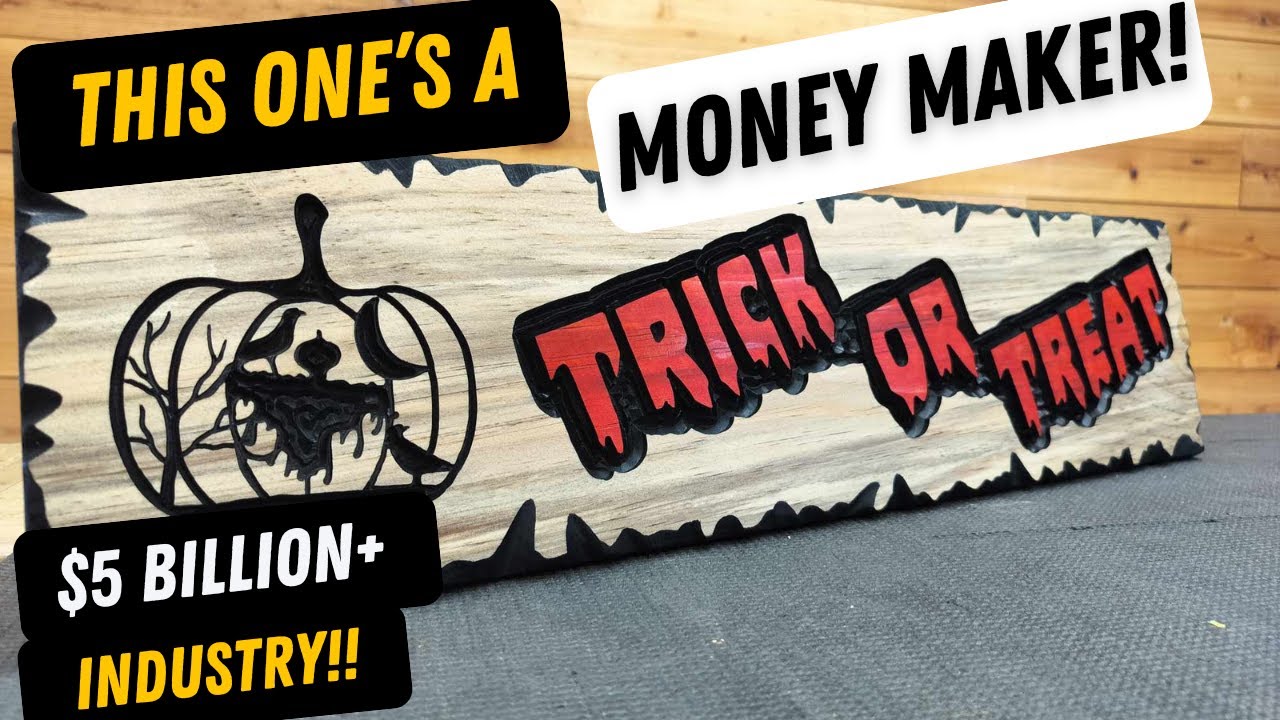 DIY Halloween Decoration - Make Money Selling THESE! - YouTube