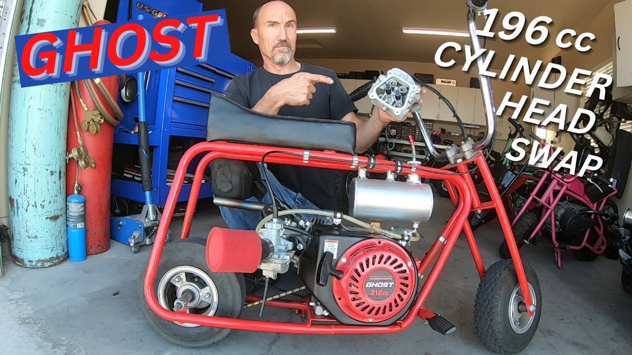 Coleman 196 cylinder head on the 212 Ghost how will it run? - YouTube