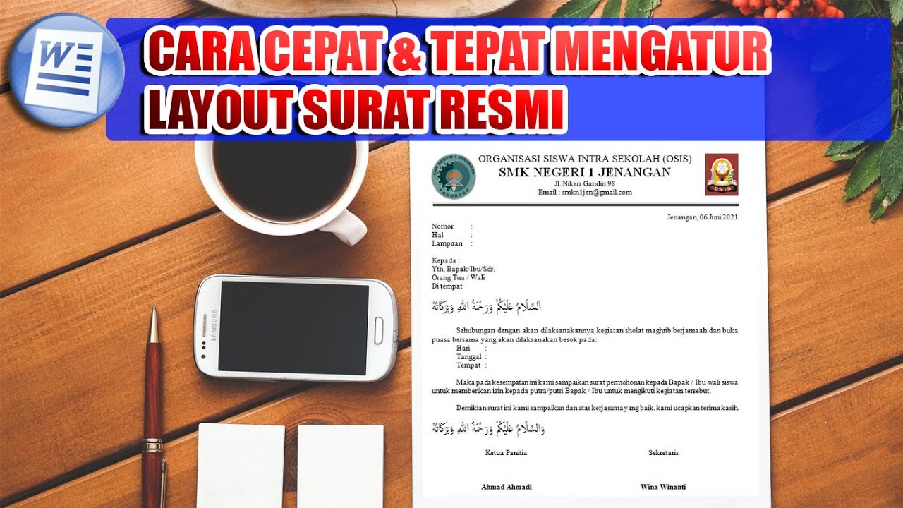 Ms. Word - Membuat Layout Surat - YouTube