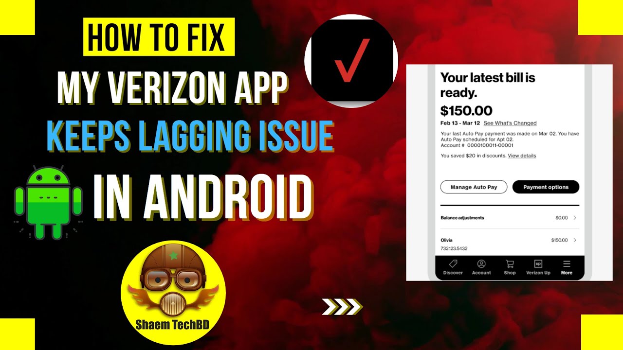 How to Fix My Verizon App Keeps Lagging Issue in Android - YouTube