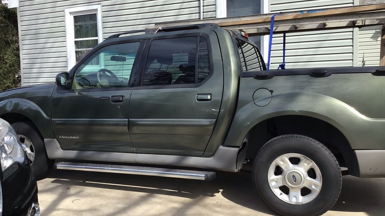 2002 ford explorer sport trac horn broken! - YouTube