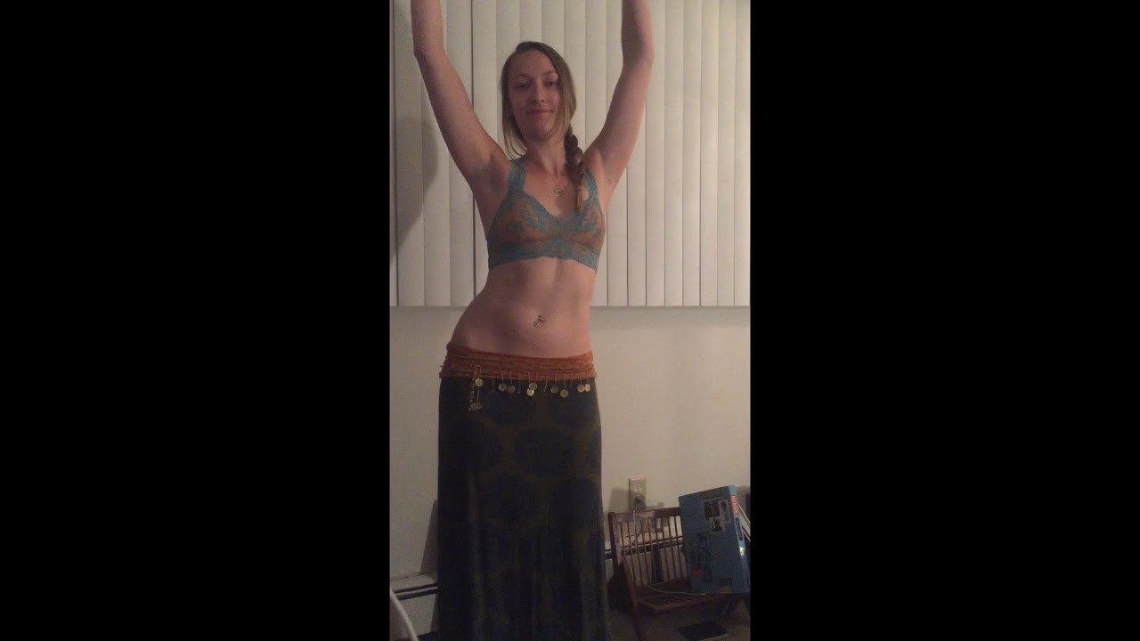 Shimmy drill (plus layering), intermediate belly dance - YouTube
