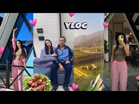 PAPANIN 60 YAŞI OLDU 🩵 QƏBƏLƏ İSTRAHƏT ⛰️ VLOG 💗 Ayka 14