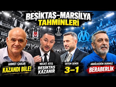 Ahmet Çakar “Kazandı Bile” Dedi! İşte Beşiktaş–Marsilya Skor Tahminleri