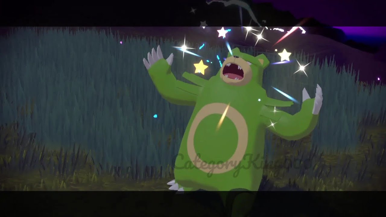 Shiny Ursaring Encounter - Space Time Distortion | Pokemon Legends ...