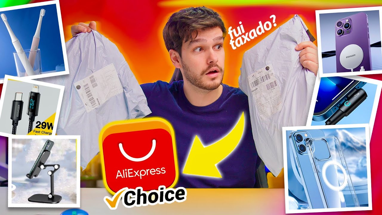 COMPREI MUITA COISA LEGAL NO ALIEXPRESS - YouTube