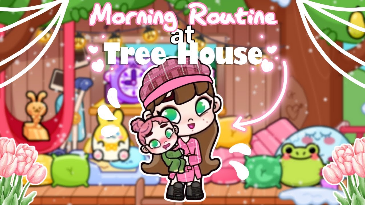 MORNING ROUTINE at TREE HOUSE / SINGLE MOM / AVATAR WORLD / ROLEPLAY ...