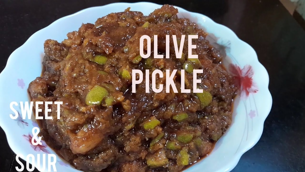 Sweet & Sour Olive Pickle | Mouth Watering Sweet Olive Pickle | Olive ...