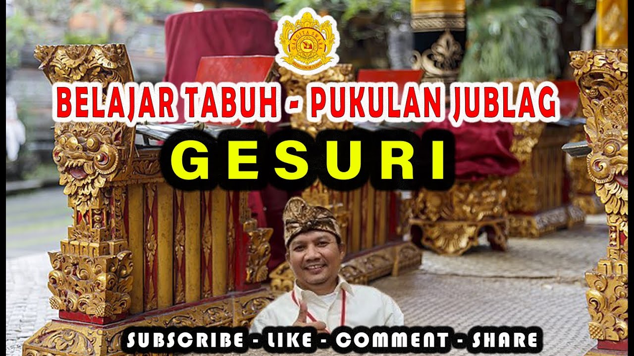 Belajar Tabuh Gesuri Pukulan Jublag Sekaa Gong Gargita Swara Ciledug ...