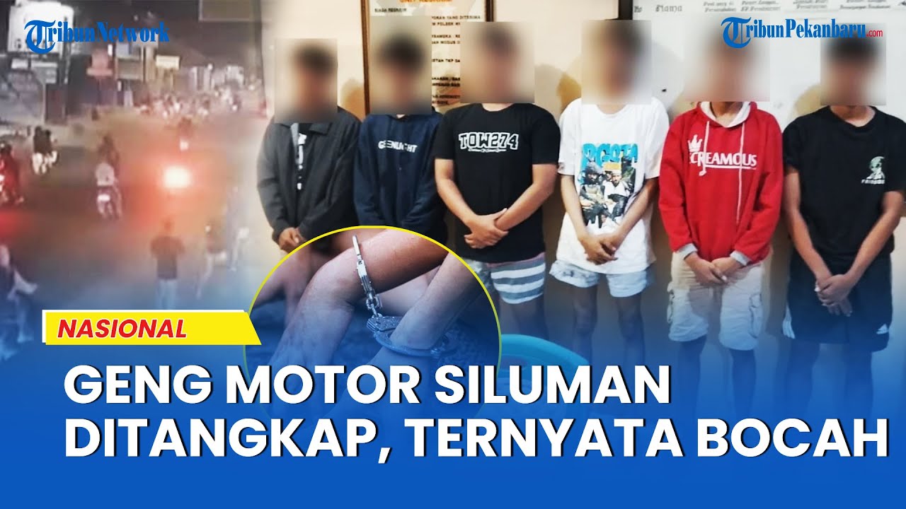 SERANG RUMAH WARGA, 9 Geng Motor Siluman Cirebon Ditangkap, Kapolresta ...
