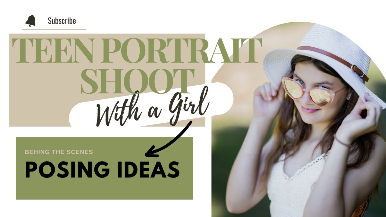 BTS - Teen Portrait Shoot Posing Ideas - YouTube