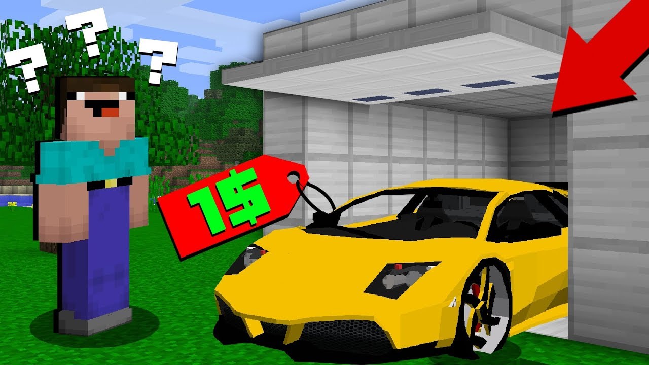 HOW NOOB BUY CAR for 1$? in Minecraft Noob vs Pro - YouTube