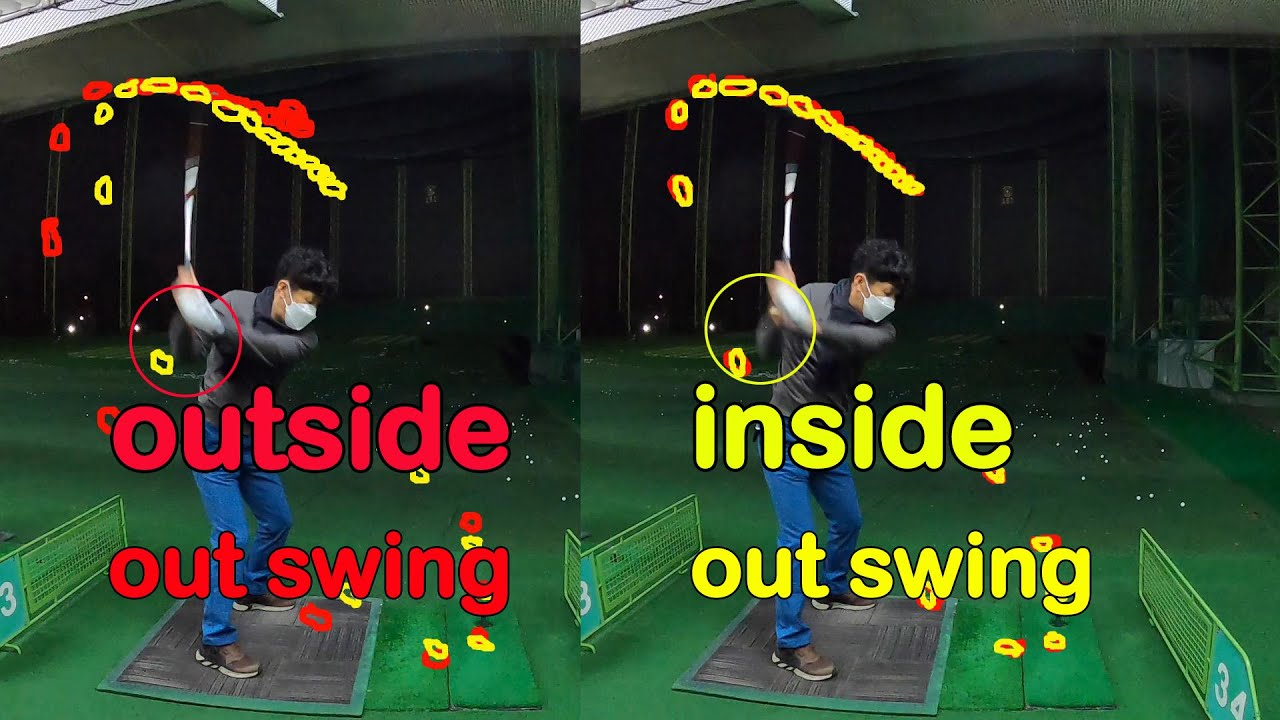 Inside out swing 5. Outside out swing vs Inside out swing - YouTube