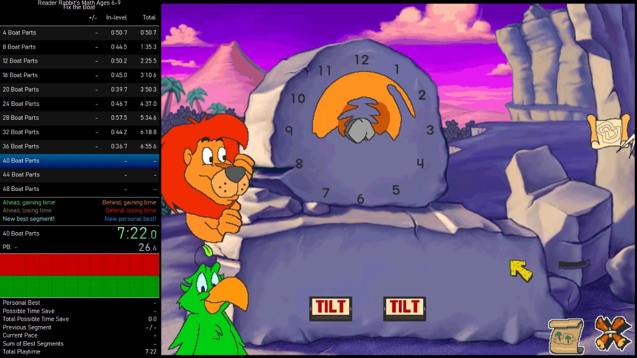 Reader Rabbit's Math Ages 6-9 Speedrun in 8:40 - YouTube