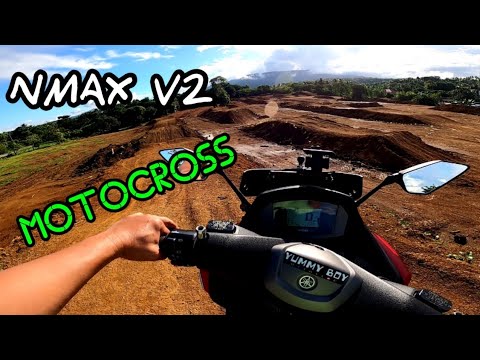 NMAX V2 ginawang dirt bike motocross heavy trail - YouTube