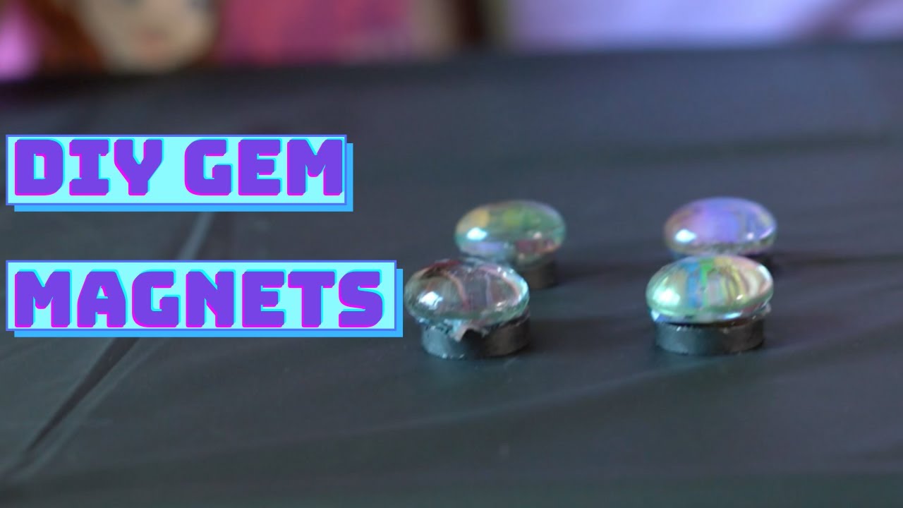 Easy Colorful DIYs| DIY Gem Magnets - YouTube