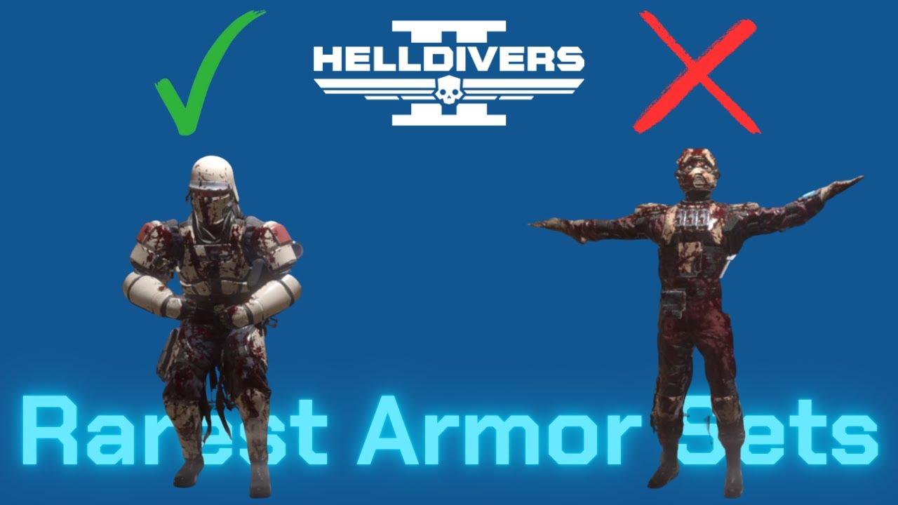 Helldivers 2 Rarest Armor Sets (Stats And Passives) - YouTube
