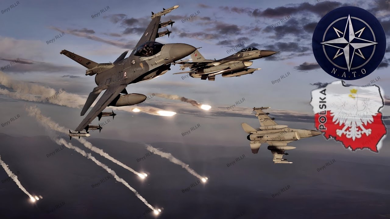 13 Minutes Ago! Russian SU-34 Shoots Down NATO F-16 Squadron Over ...