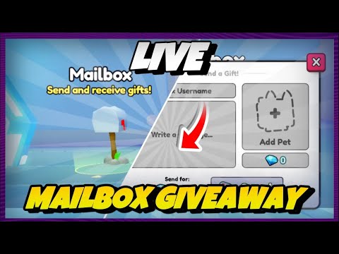 🔴LIVE🔴 Mailbox Giveaway Pet Sim 99 Stream - YouTube