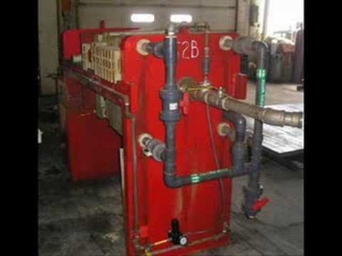 Durco 4 cu ft filter press #152 B - YouTube