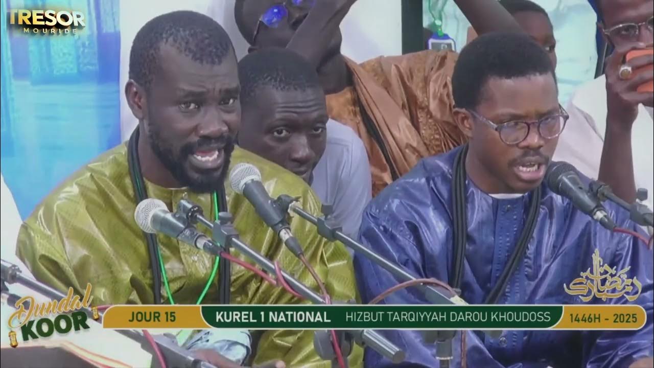 AHYAYTOU & WAKHANI DAAJU S. GADIAGA KOUREL NATIONAL HTDKH #khassida #mouride #xassaides - YouTube