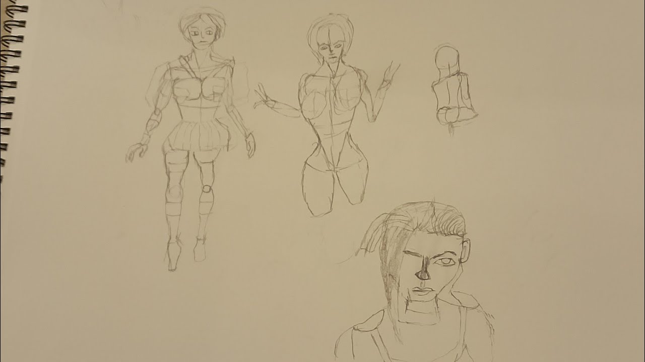 "character design" lets draw character design from viewers brief - YouTube