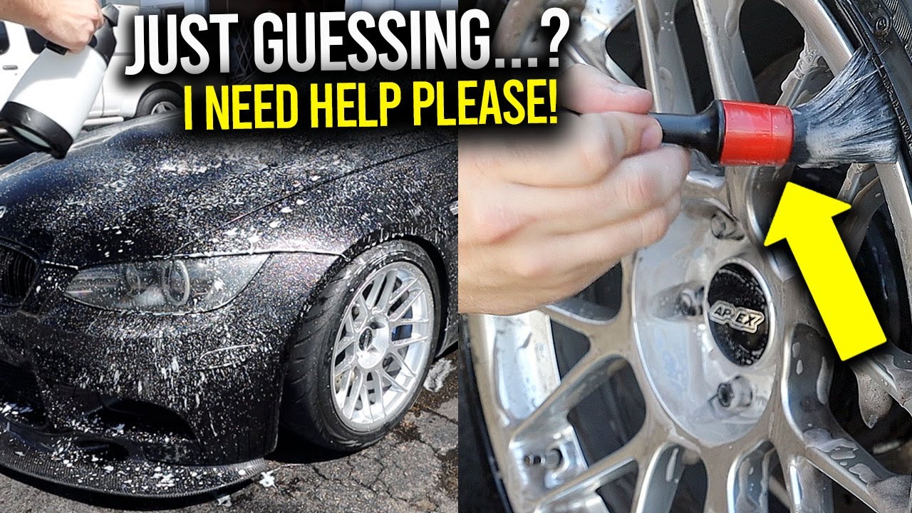 "TRYING" to wash my BMW M3... (Full Detail) - YouTube