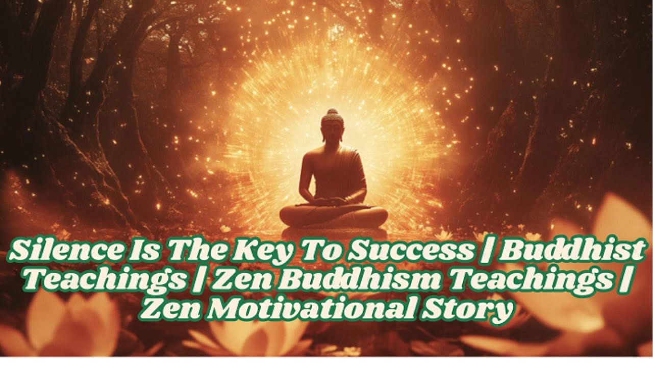 Silence Is The Key To Success Buddhist Teachings Zen Buddhism Teachings ...