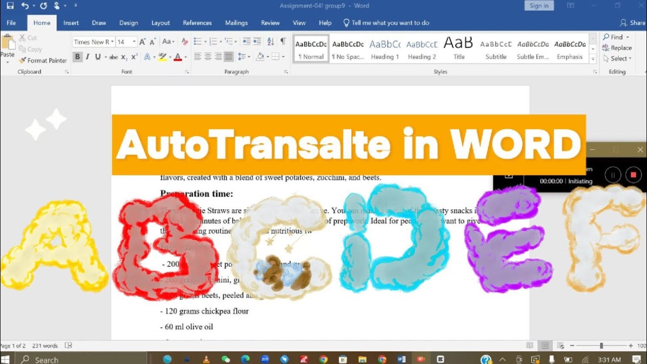 "Instant Translation in Word: How to Auto-Translate Your Document ...