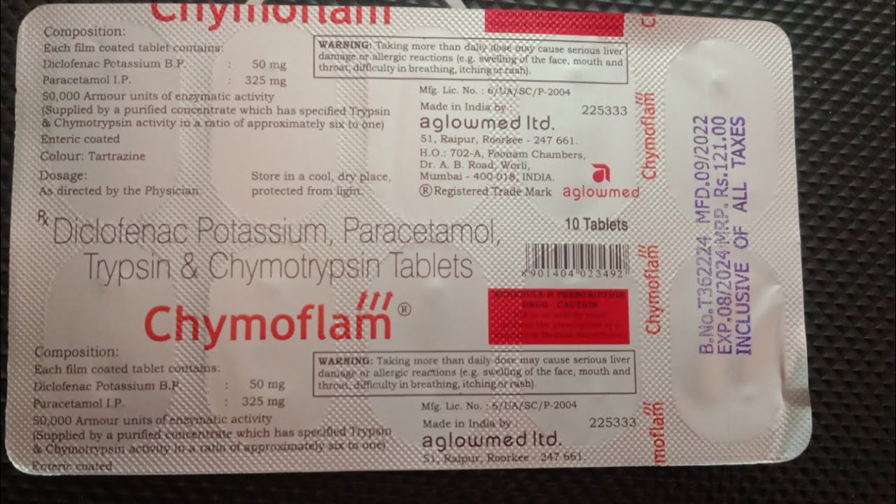 chymoflam tablets uses side effects in hindi - YouTube