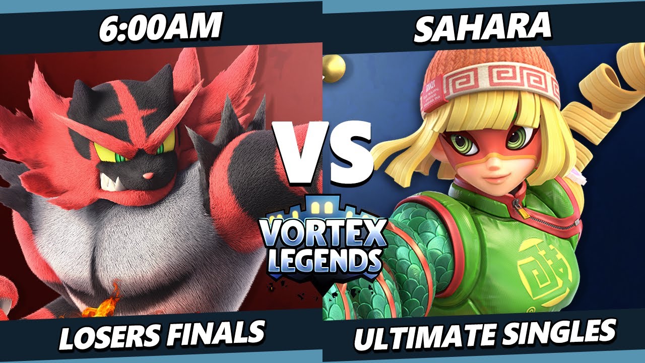 VL 38 Losers Finals - 6:00am (Incineroar, Sonic) Vs. Sahara (Min Min ...