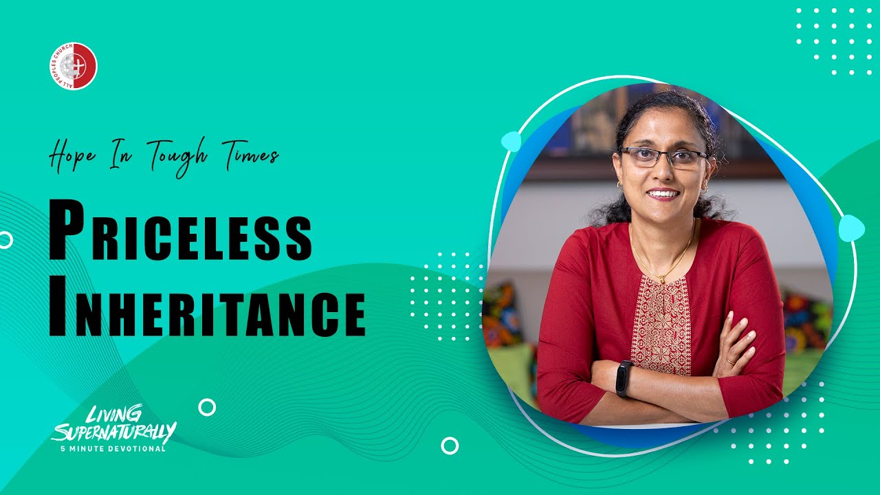 Priceless Inheritance - Jean George | Daily Devotion, October 27 - YouTube