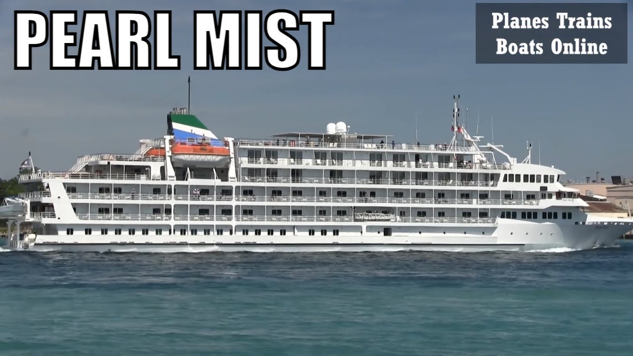 PEARL MIST Cruise Ship Up To Lake Huron - YouTube
