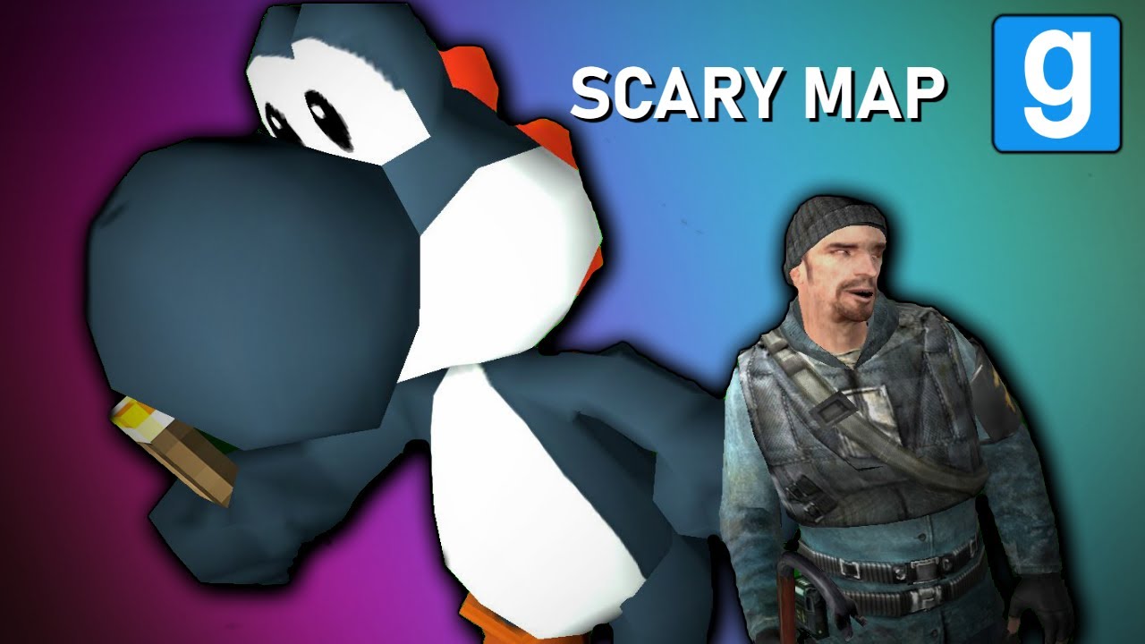 Gmod Scary map - Funny moments | officer Yoshi looking for murder - YouTube