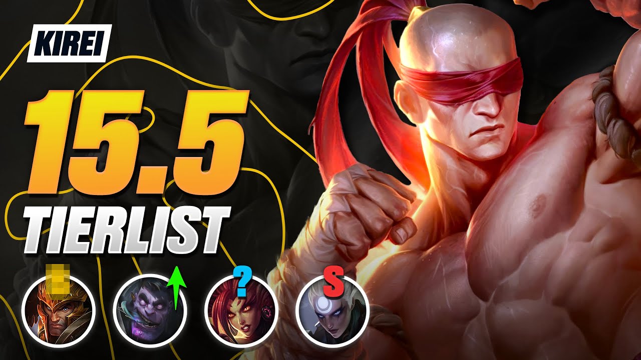 NEW TIER LIST Patch 25 S1.5 - League of Legends - YouTube