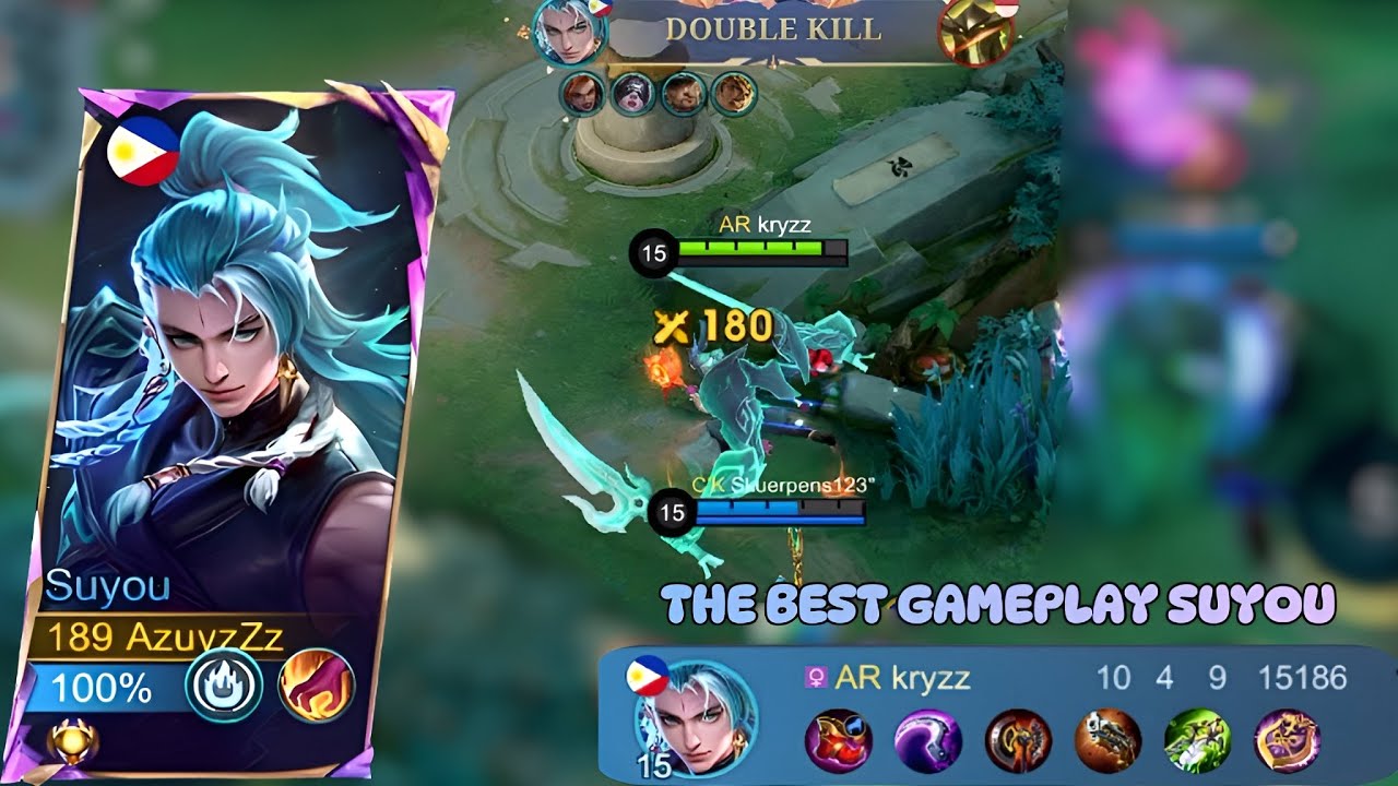 The Best Gameplay Suyou Jungler 🔥🔥| Best Build and Emblem Suyou Jungler ...
