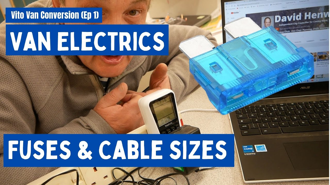 Electric Cable & Fuse Sizing - Camper Van Conversion (Ep5) | SHED 52 ...