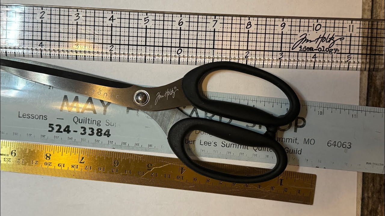 Quick tip with Joy #27. Use a ruler to cut vs. scissors. - YouTube